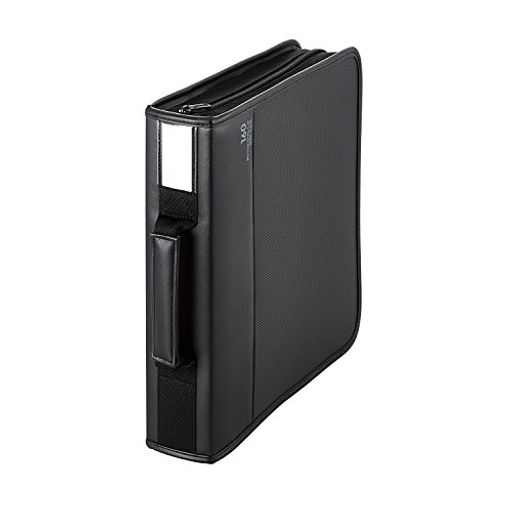 大量のBlu-ray/DVD/CDDiscを分類して収納できるファスナーケース。 材質:表面:ポリウレタン、裏面:ポリエステル、ディスク収納部:ポリプロピレン 収納枚数:160枚 その他:内側補強パーツ付き 収容メディア:Blu-ray/D...