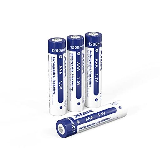 🔋【優れた性能】XTAR1.5VAAA電池低自然放電率、1200回のサイクル寿命、記憶効果がありません。懐中電灯、目覚まし時計、おもちゃ、四駆車など、各種小型家電制品に適しています。また-20°C~55°Cの環境下でも正常に...
