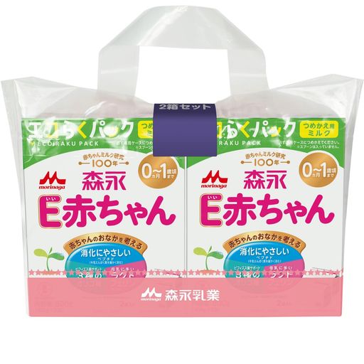 原産国:日本 【0ヶ月の新生児~1歳頃までのベビーミルク】E赤ちゃんは、全国の産婦人科でも使われている粉ミルクです。入れかえタイプで400gごとに小分けパックされた「エコらくパック」、たっぷり使える「大缶」、母乳と混合の方に便利な「小缶」、...