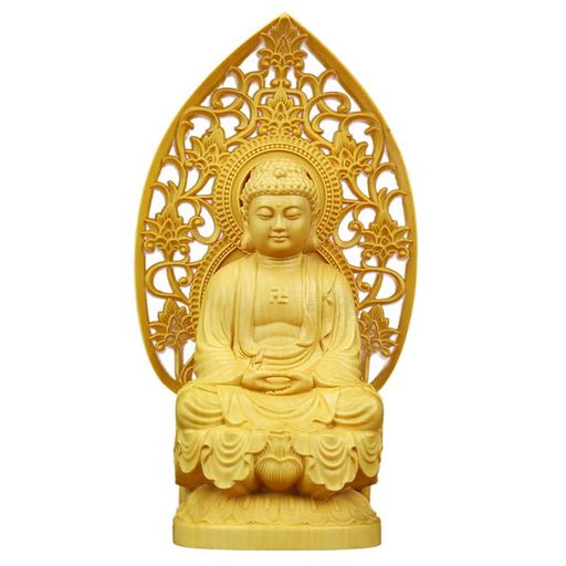 材質:柘植(つげ)製/寸法:高さ10cmx巾6cmx奥行4cm/製品内容:本体 専用の化粧箱にお納めしてお届けいたします。 △ 釈迦如来は曹洞宗・臨済宗・黄檗宗のご本尊です。仏壇用のご本尊・厄除けのお守りとして、また趣きあるインテリアとして...