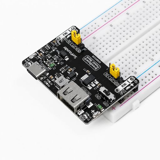 幅広い互換性: 「ワンストップ・ブレッドボード電源ソリューション」 - BreadVoltはArduino、Raspberry Pi、ESP32、Pico Wなどと互換性があります。BreadVoltは5V/1.5Aと3.3V/1Aの電力出...