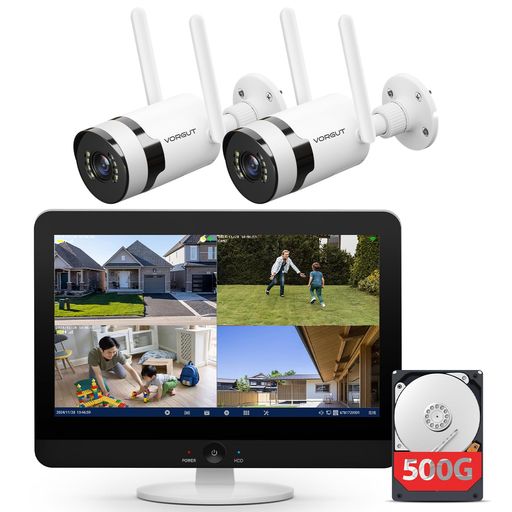 監視 【800万画素・4K超高画質で細部まで鮮明記録】800万画素(4K)高性能イメージセンサーを搭載し、被写体の細部まで鮮明に記録。証拠映像としても活用でき、昼夜問わず高精細な映像を提供します。 【2.4GHz&amp;5GHzWi-Fi...