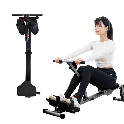 ローイングマシンを使ったトレーニングは、体をダイナミックに動かします。関節などへの負荷が少ないため、運動初心者でも長時間続けやすく、大きなカロリー消費が期待できます。 ローイング運動では、足のところが重要なポイントです。足元を固定できるスト...