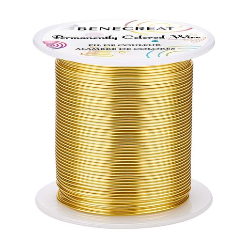 お得な量:銅線1巻き入り;サイズ:線径 1mm;長さ:約30m;カラー:ゴールド。 綺麗:光沢があり、質感が優れています。色艶がいいし、多種のビーズやジュエリーにマッチできます。装飾効果満点です。 色が剥げにくい:変色防止塗料工芸で色が剥が...