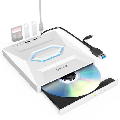 【Unitek外付けDVDドライブ】USB3.0DVDドライブには、優れた書き込み技術が搭載されており、ソフトウェアのインストール、映画や音楽の再生、データやCDのバックアップ、教育用ビデオの鑑賞、DVD/CD映画の鑑賞、貴重な記憶の書き込...