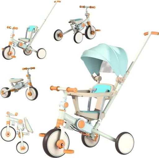 【7IN1多機能三輪車】適応年齢:1~6歳本体素材:炭素鋼とEVA/重量:6.3kg/梱包サイズ:69x17x39cm耐荷重:25kg.※個体差やモニター環境により、色やサイズが若干異なる場合がございます。予めご了承の上ご注文くださいませ。...