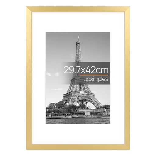 クラシック&amp;耐久性:頑丈なフレーム、高精細カバー、安全な梱包で、upsimplesフォトフレームはあなたの写真を保護し、クリアなビューを提供します。 デュアルサイズデザイン:297*420mmフレームは、マット付き210mmx297...