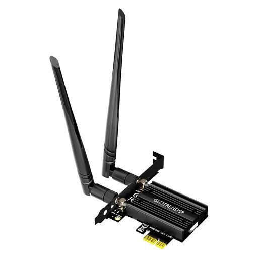 Intel7265コントローラー搭載、Wi-Fi5(IEEE802.11ac)&amp;Bluetooth4.2搭載。ATXおよびスリムPCケース用のレギュラーおよびロープロファイルブラケットが付属しています。 Wi-Fi5の特徴1)デュア...