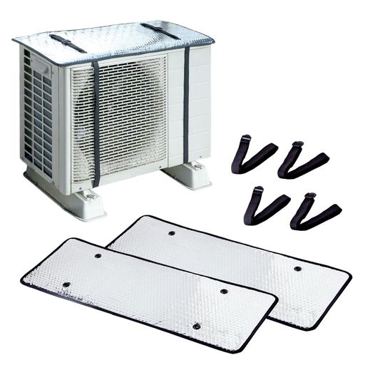 【商品仕様】商品サイズ/(約)84.0x32.0cm、適応サイズ/(約)82.0x31.0cm(周囲:220cm以下)、内容量/2枚 材質・成分/パネル:ポリエステル、アルミニウム ベルト:ポリプロピレン、付属品/ベルト4本(1本あたりの長...