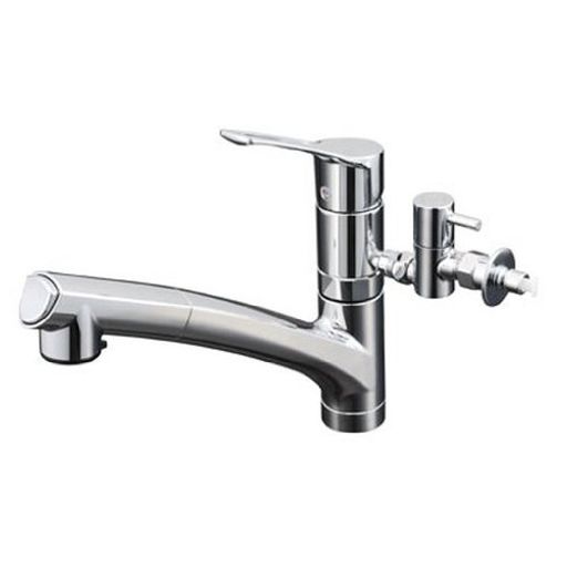 星(白抜き)KVK キッチン用水栓 【KM5021TTU】星(白抜き) ご不在時の商品配達のご連絡のため、電話番号はなるべく携帯電話の番号を入力してください。KVK 流し台用シングルレバー式シャワー付混合栓 【KM5021TTU】KM502...