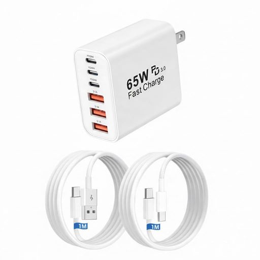 👍このUSB-C充電器は、PowerDeliveryとQuickCharge3.0急速充電に対応し、最大出力は65Wです。USB-Aポートは2A/5V、USB-Cポートは20Wで充電します。 👍このアップグレ...