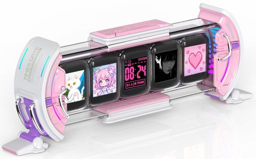 【Divoom Times Gate|5Wayデジクロック】Times Gate は、5つの独立したフルカラーLCDディスプレイを備えた新感覚のデジタル時計で、「5Wayデジクロック」という独自コンセプトから生まれたデスク向けガジェットです...