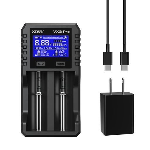 ⚡【多種多様な充電池タイプに対応】1.5V Li-ion 単3単4充電池 3.6V/3.7V Li-ion/3.2V LiFePO4:10440/14500/14650/16340/17335/17500/17670/18350/18490...