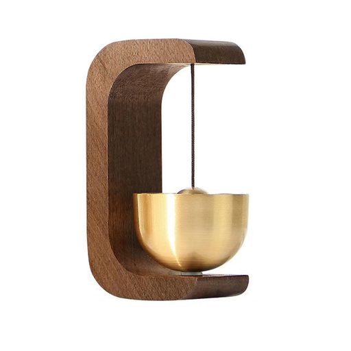 サイズ&amp;材質:サイズ4cm(奥行)x2.5cm(幅)x7.5cm(高さ)、重量約58g。天然木を使用し、職人の手作業で丁寧に仕上げられています。木目や質感が一つ一つ異なり、自然の風合いと個性的な魅力を楽しめます。 おりんのデザイン:...