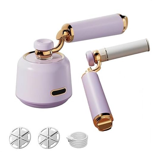 👘【便利毛玉取り器&amp;粘着クリーナー】ハンドルと本体は取り外し可能。ハンドルを併用して脱毛することも、本体を単独で脱毛することもできます。便利でスピーディー、旅行にも最適です。粘着ローラーの機能を兼ね備え、持ち手の底部...