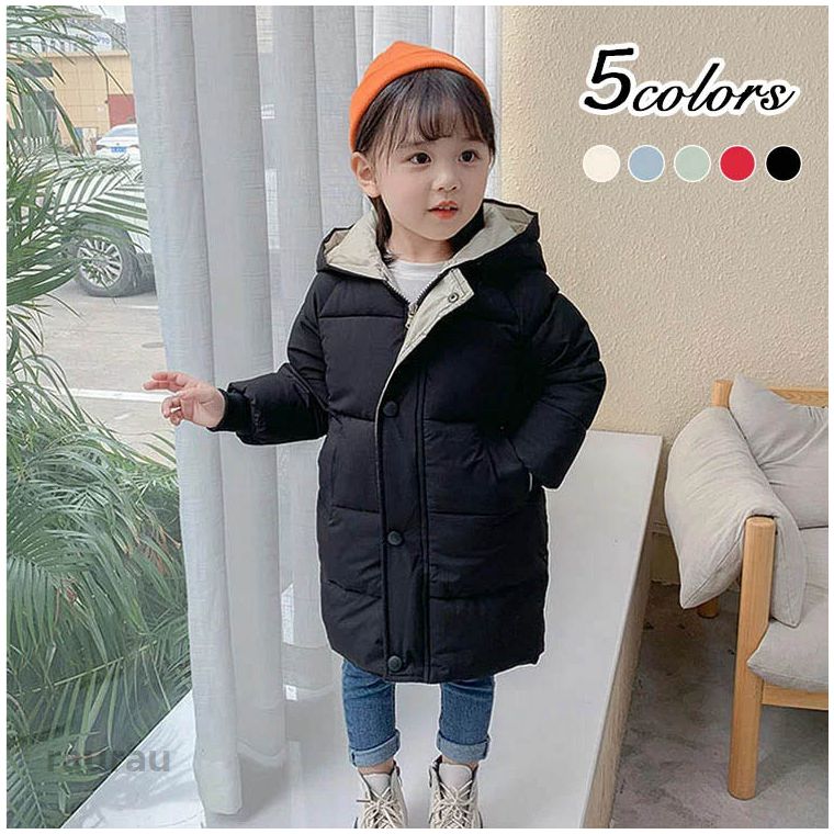 ■商品名アウター 女の子 男の子 春 秋 冬 全5色 80cm 90cm 100cm 110cm 120cm 130cm 140cm コート キルティングジャケット ポケット 中綿 アウトドア 防寒 ジュニア フード あったか ダウンコート...