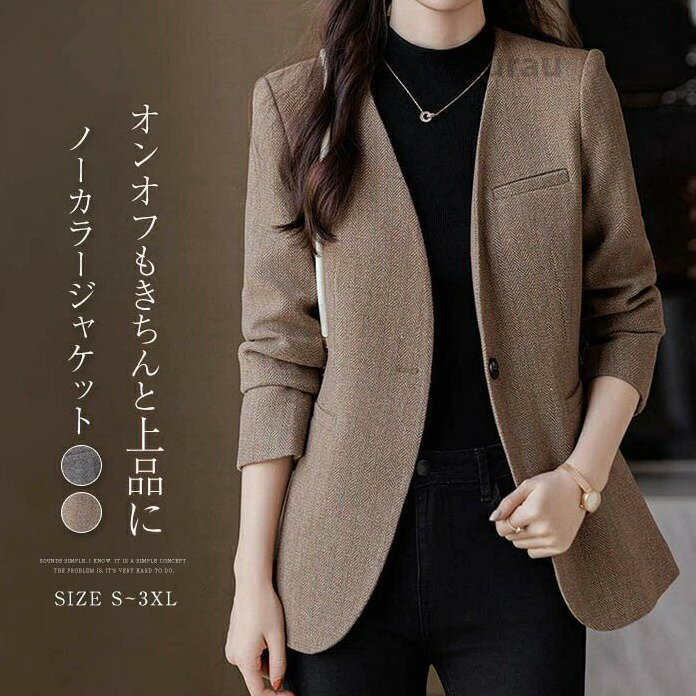 サイズ表(cm)　※手作業での採寸のため、1~3cmの誤差が生じる場合があります。サイズ（CM）着丈肩幅バスト袖丈S68369053M69379254L70389655XL7139100562XL7240104573XL734110858商...