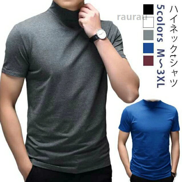 tシャツ モックネック 半袖 ハイネックシャツ ハイネック 無地tシャツ ゴルフ カットソー ゴルフウェア ポロシャツ トップス お ボトルネック 半袖tシャツ レディース シンプル ティーシャツ UVメーカー希望小売価格はメーカーカタログ...