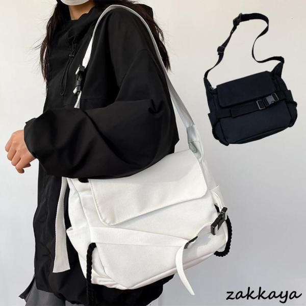 素材：キャンバス+ポリエステルカラー：ブラック/ホワイトサイズ：高さ約23cm 底横幅:約24cm マチ:約8.5cm ショルダー:約60-82cm（調節可能、取り外し不可）重さ：約307g裏地：あり内ポケット：あり生産国：中国レディース ...