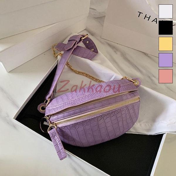 ■ 品名：レディースボディーバッグ■ 素材（外側）:PU■ 素材（内側）:ポリエステル　■ カラー：全5色■ サイズ：写真参考■ 産地：中国人気検索キーワード：ボディバッグ レディースバッグ ウエストバッグ かばん 斜めがけ おしゃれ 旅行...