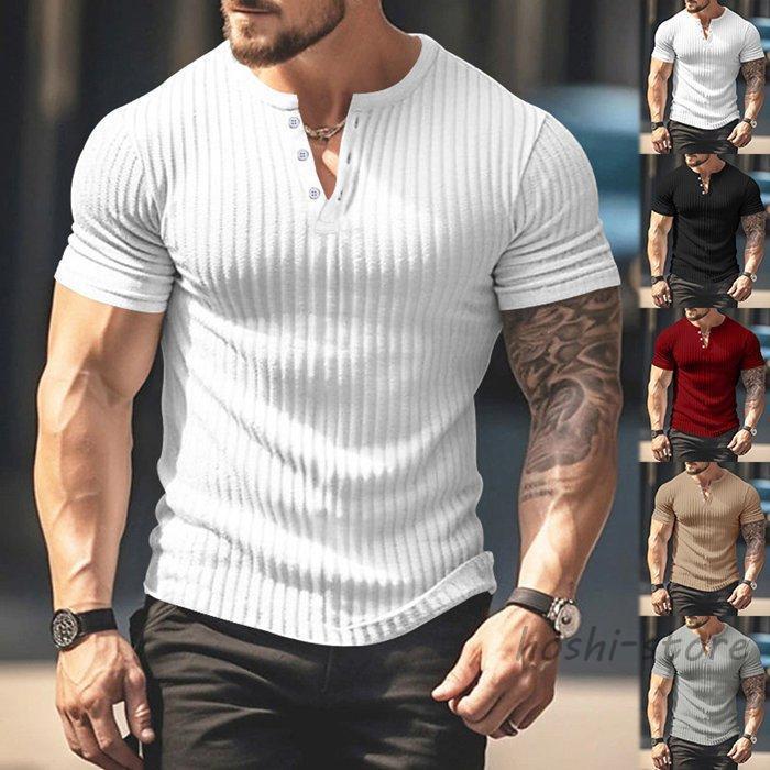サマーニット メンズ ニットtシャツ 半袖 vネック 半袖ニット Tシャツ リブニット おしゃれ 大人 無地 20代 30代 40代 男性 夏 ファッション ※品番：51※カラー：ホワイト、ブラック、ワイン、キャメル、ライトグレー※サイズ：...