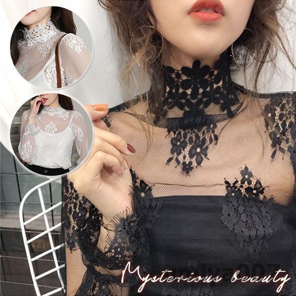 商品詳細:カラー:/ブラック/ホワイトサイズ:/F■商品説明一枚は持っておきたい、トレンドのシアートップス。透け感がレディムードを高め、旬な雰囲気を醸し出します。柔らかなチュール素材を使用し、首元はハイネックでUV対策としても露出度調整にも...