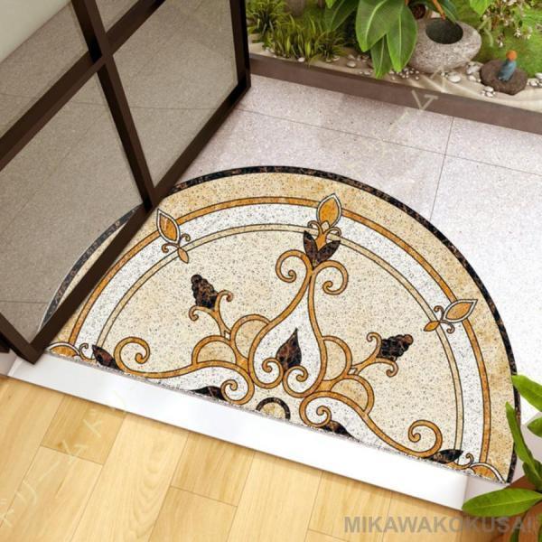 仕様表面：PVC厚さ：約0.6cm サイズ：30*60cm 40*80cm 45*90cm 50*100cm 60*120cm用途：玄関、キッチン、ラグ、インテリア、バス、リビング、ベットルーム、ベランダ、ドア、贈り物、カビに侵されにくい、...