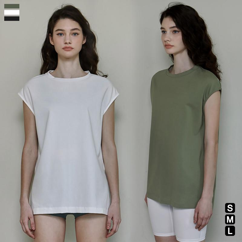 ヨガウェア トップス Tシャツ ゆったり ノースリーブ タンクトップ レディース フィットネスウェア スポーツ Tシャツ ロングT 吸汗速乾 シンプル 無地 サイドスリット ランニング ジム フィットネス ヨガウェア ホットヨガ●素材：ナイ...