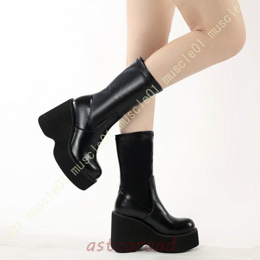 ヒールの高さ約11cm、筒丈約21cm 、履き口約24cm★長時間歩いても疲れにくい★ちょっぴり厚底で約11cmのローヒールな上に、柔らかいインソールと屈曲性の高いゴムの靴底で、たくさん歩いても疲れないとの評判！★[特徴] 絶妙な技量、人間...