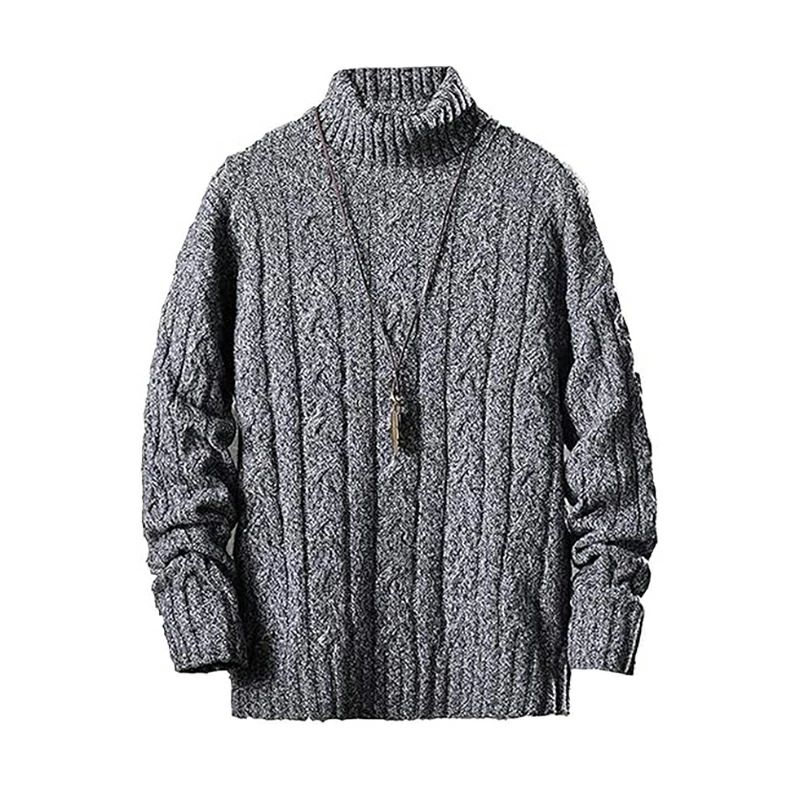 セーター メンズ タートルネック ニットセーター 冬服 厚手 暖かい 防寒 カジュアル 長袖 おしゃれ ファッション 無地 人気 春秋冬 トップス 柔らかい肌触り かっこいい 着用者が常にエレガントな雰囲気 "メイン素材: ポリエステル素材...