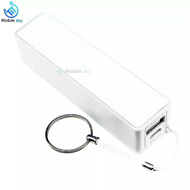バッテリー 収納 ボックス 18650パワー ? バンク ケース ボックス ホルダー1スロットリード金属 検出 器usb 電源 soporte celularオーガナイザー 0