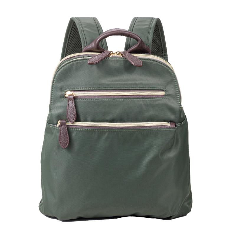 [IMAI BAG since 1977] イマイバッグ QUAY ナイロン 本革 2way ビジネスリュック リュック レディース 通勤 軽量 牛革 撥水 革 おしゃれ バッグ 母の日 99373 (カーキ)ブランド QUAY(キー) 　...
