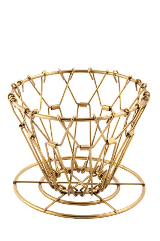 KIKKERLAND キッカーランド Brass Collapsible Coffee Dripper ブラスコラプシブルコーヒードリッパー KCU170ø14.6×H2.5cm