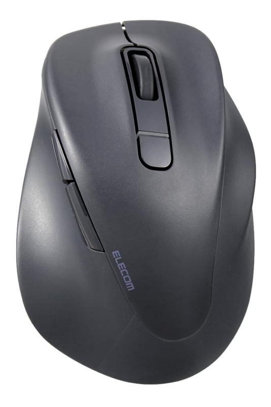 エレコム マウス ワイヤレスマウス EX-G Bluetooth 静音 XLサイズ 5ボタン マルチペアリング 「AskDoctors評価サービス」認証 抗菌 ブラック M-XGXL30BBSKBK4549550285490
