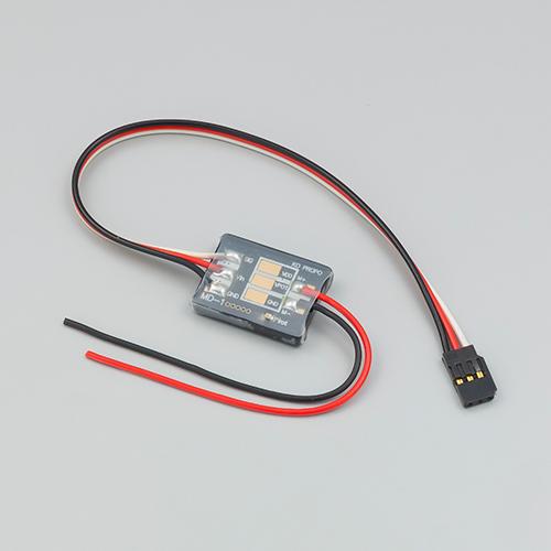 小型モーター専用低価格スピードコントローラー MD-1は小型モーター専用のESC（エレクトリックスピードコントローラー）です。最大370サイズまでのブラシ付きモーターに対応します。小型、軽量でRCカーキットや工作セットへ搭載しやすいように、...