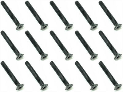 スチール皿ビスはシャシー下面に使用しても路面と干渉しないよう皿頭を小さくしました。