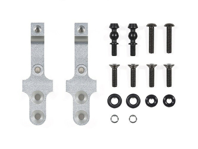 【 RCカーの性能アップやセッティングに役立つパーツです 】 標準装備の樹脂製A27部品に換えて使用。アルミダンパーステーに交換することで、フロントダンパーの取り付け剛性を強化してハンドリングの応答性が向上。また、マシンの外観を引き締めるス...