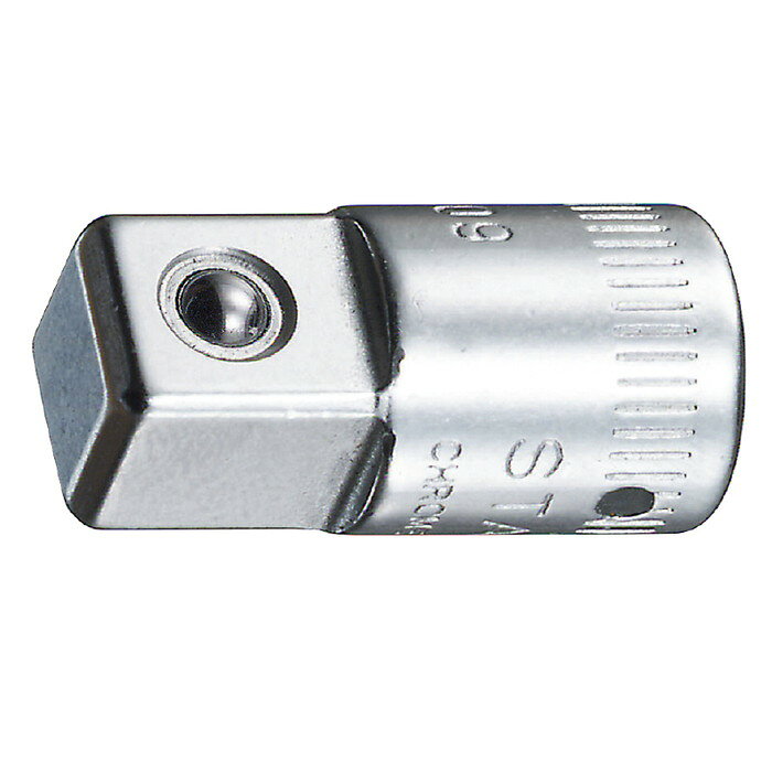 【商品詳細】●サイズ(凹”SQx凸”SQ)：1/4x3/8●全長(mm)：25●ソケット部外径(mm)：12.8●質量(g)：18●3/8”SQのソケット等を1/4”SQラチェット等に装着する際に使用する高品質なHPQシリーズのアダプター。...