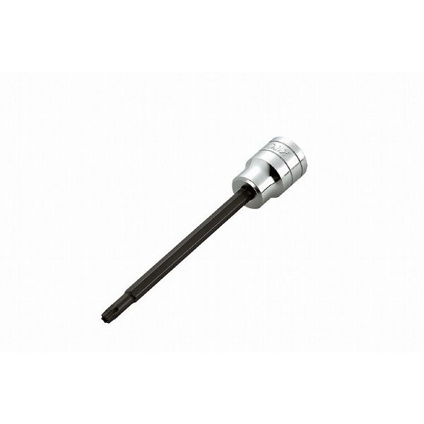 【商品詳細】●差込角(sq.)：12.7●呼び：T40●ソケット部外径(D；mm)：22●全長(L；mm)：132●軸長(l；mm)：99●重量(g)：106●交換ビット品番：T-T40HL●ビットの交換が可能です。●差込角12.7sq.の...