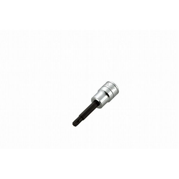 【商品詳細】●差込角(sq.)：9.5●呼び：T45●ソケット部外径(D；mm)：18.5●全長(L；mm)：71●軸長(l；mm)：42●重量(g)：65●交換ビット品番：T-T45●ビットの交換が可能です。●差込角9.5sq.のT型トル...