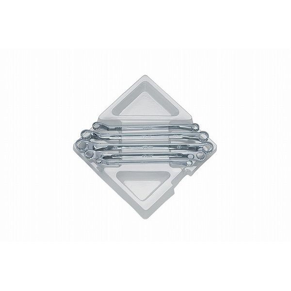 【商品詳細】●重量(g)：460●ケースサイズ(mm)：W187xD190xH44●プロフィットツールめがねレンチ5本組セットです。●中味が見えるスケルトンタイプの樹脂ケースと収納トレイ付です。プロフィットツールめがねレンチ(M30-8・1...