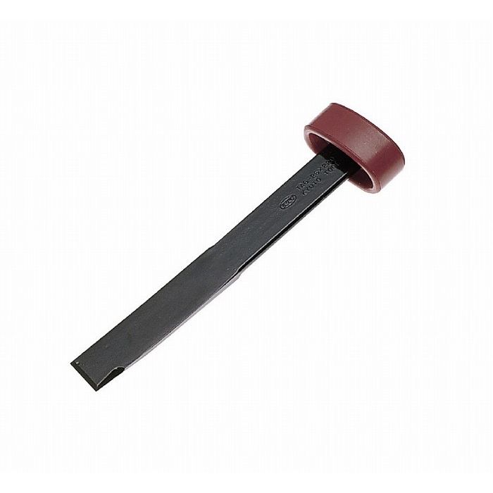 【商品詳細】●刃幅(A；mm)：26●全長(L；mm)：220●重さ(g)：270●軽い平型、使いやすいカーブ形状のタガネです。●サイドにも刃がついており作業性が向上します。●ゴムストッパ付です。●ゴム製ストッパで安全性が向上します。※作業...