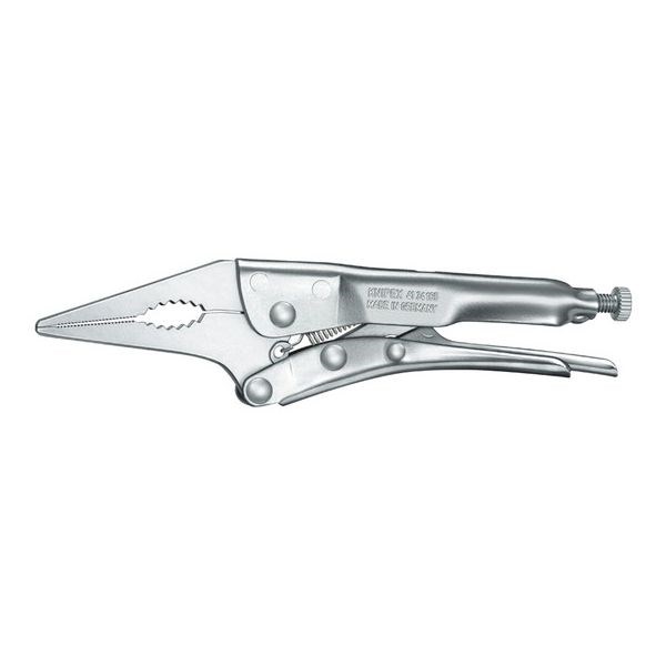 【商品詳細】●ヘッド仕上げ：ニッケルクロームメッキ●ハンドル仕様：ニッケルクロームメッキ●能力（mm）(丸)：20●能力（mm）(四角)：10●能力（mm）(六角)：24●全長(mm)：165●質量(g)：189●板やパイプを確実につかむこ...