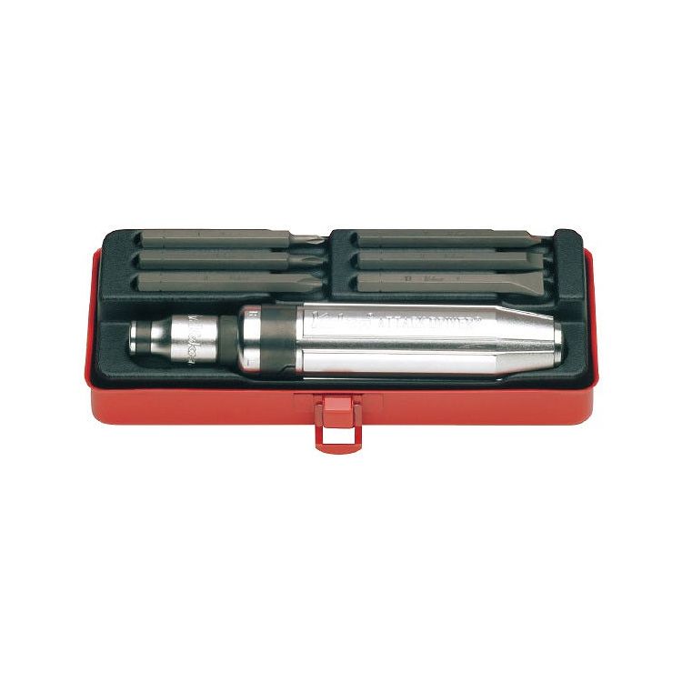 【商品説明】●アタックドライバーセット【スペック】●入組数：8個●メタルケース(mm)：W220×H82×T60●重量(g)：1,350【セット内容/付属品】プラスビット：1・2・3　(PH) (100P.80)マイナスビット：7・9・12...