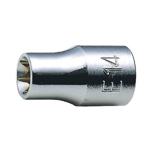 【スペック】●差込角("SQ)：1/2●サイズ(E)：24●ソケット部外径(D1；mm)：26.5●差込部外径(D2；mm)：25●ボルト接触部内面奥行(H；mm)：17●全長(L；mm)：40●重量(g)：95【代引きについて】こちらの商...