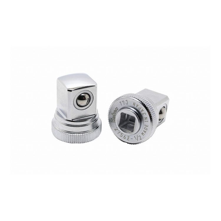 【商品説明】●四角凸側を1/2"(12.7mm)SQ.としたクイックスピンナ—付き変換アダプターです【スペック】●差込角("SQ)：1/4●外径(D；mm)：20.3●全長(L；mm)：26●重量(g)：35【代引きについて】こちらの商品は...