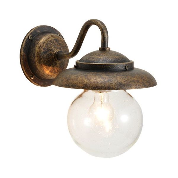 【商品特長】優雅にカーブするブラケットアームに繋がる大きめのカサと電球の形をしたガラスの絶妙なバランスがレトロなデザインに仕上がりました。泡入りガラスが映し出す壁面の灯りと影は幻想的な雰囲気を演出します。玄関回りだけでなく洗面台や階段、トイ...