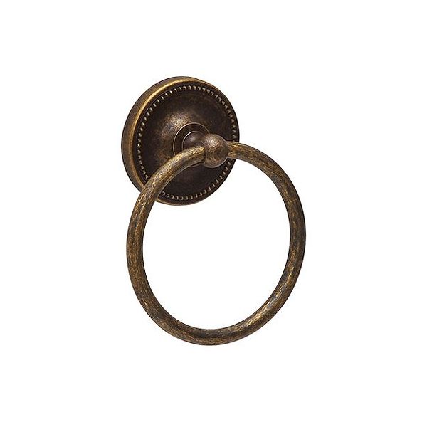 【商品説明】レトロなかわいさたっぷりの、古色調仕上げにしたリング型のタオル掛けです。限られたスペースにもおすすめです。手作業だからこそ成し得た着色のムラは、アーティスティックな古色調の空間を見事に演出してくれます。【用途】タオルリング【注意...