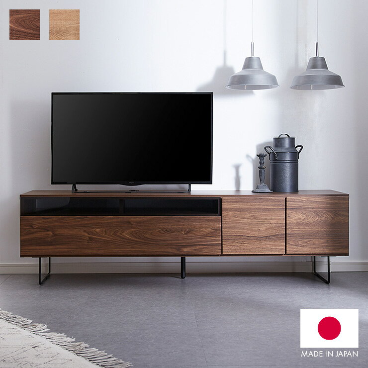 【サイズ】幅174cm×奥行45cm×高さ47.5cm本体重量　　約37kg天板耐荷重　約40kg【材質】天板・前板：強化シート側面：化粧合板脚：アイアンスチール【生産国】日本【備考】完成品（脚のみ取り付け）【代引きについて】こちらの商品は...