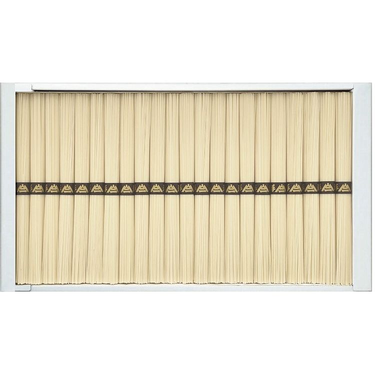 【商品特徴】山一の手延べめんといえばやっぱりこれ！伝統の味と技をご堪能ください。【商品区分】食品【保存方法】常温【原材料(アレルギー表記含む)】小麦粉、食塩、ごま油、澱粉【メーカー名】（株）山一【生産国・加工国】日本【賞味（消費）期限】製造...